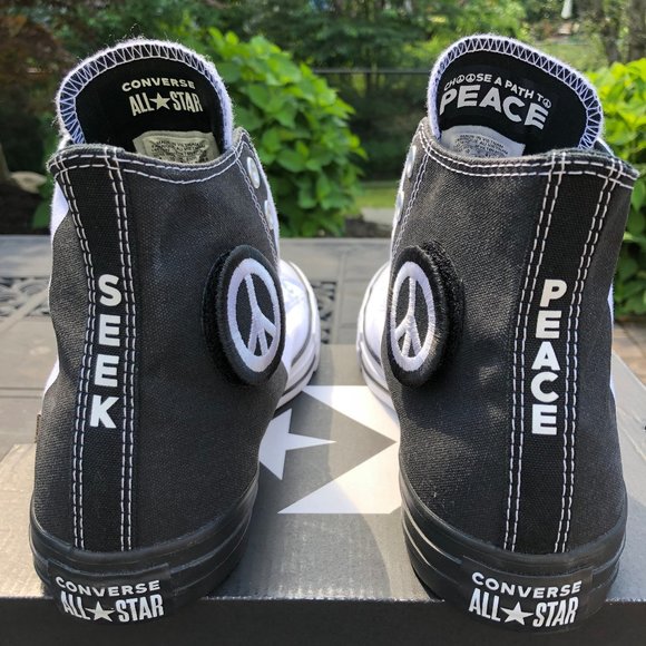 Converse | Shoes | Converse Chuck Taylor All Star Hi Top Seek Peace ...